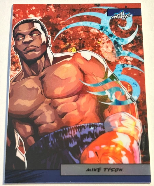 2024 LEAF ANIME Nation 2 MIKE TYSON Boxing Shion Minabe rifrattore blu ...