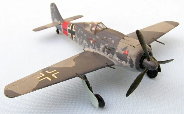 FOCKE WULF FW-190A-8, Luftwaffe, 1944,built model,scale 1/72 £5.45 ...