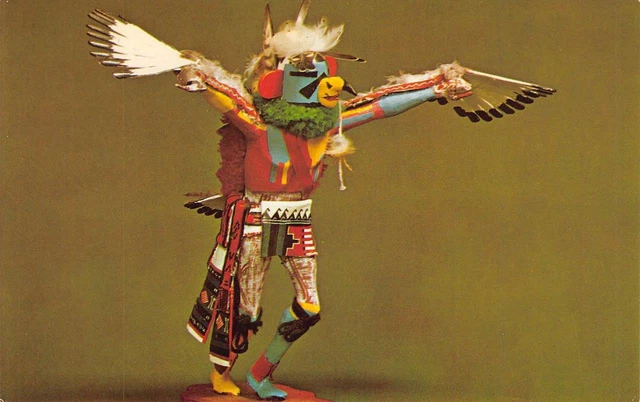 HOPI INDIAN DOLL EAGLE KACHINA Native American Art c1960s Vintage ...