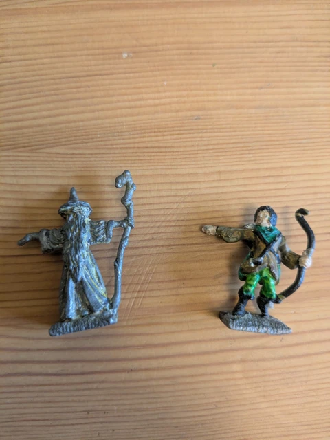 ELAN MERCH LORD Of The Rings lotr Gandalf & legolas Metal Miniature ...