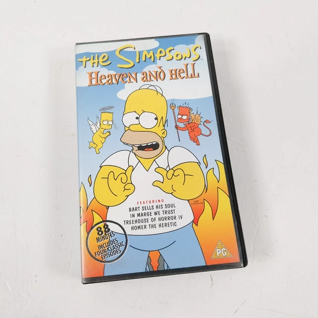 THE SIMPSONS HEAVEN & Hell VHS Tape £9.99 - PicClick UK