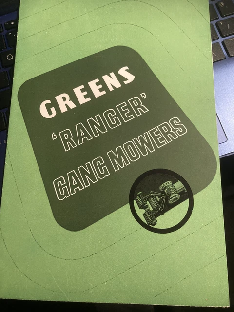 THOMAS GREEN RANGER gang mowers Fordson Ferguson tractor brochure £3.50 ...