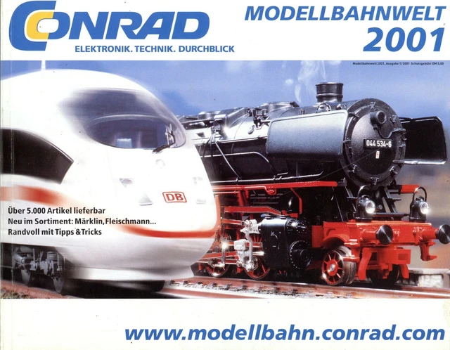 CONRAD MODELLBAHNWELT 2001 D catalogo modellini ferroviari catalogo ...