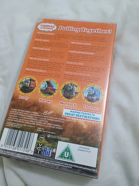 THOMAS & FRIENDS pulling together vhs video tape childrens £20.00 - PicClick UK