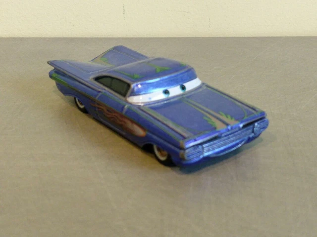DISNEY CARS RAMONE BLUE Metallic CUSTOM Metal Scale 1/55 FLASH MCQUEEN ...
