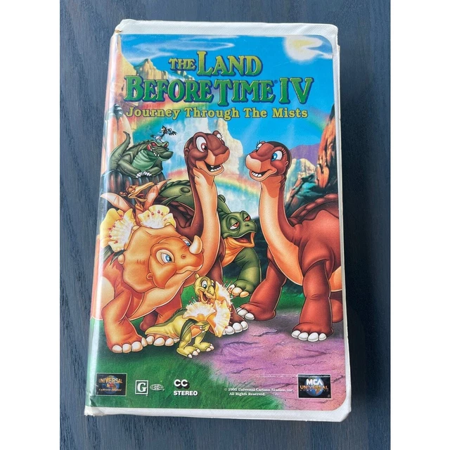 THE LAND BEFORE Time IV: Journey Through the Mists Kids Animated VHS ...