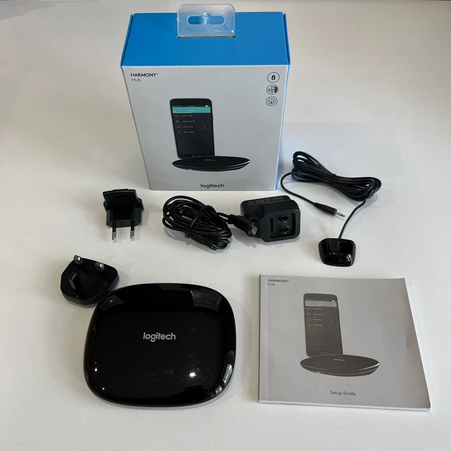 LOGITECH HARMONY HUB Smart Remote Control Hub Boxed with IR Blaster £31 ...