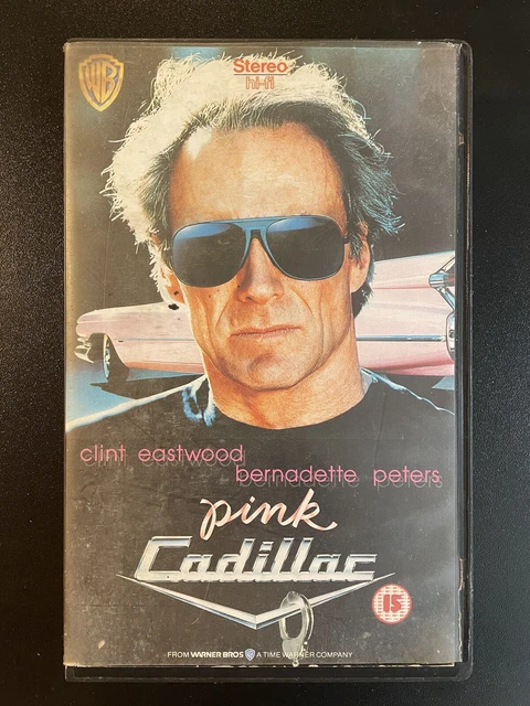 PINK CADILLAC (VHS) 1989 Big Box, Clint Eastwood, Vintage Movie Classic ...