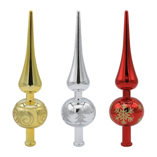 CHRISTMAS TREE TOPPERS Gourd Shaped Toppers Star Handmade DIY Decor $16 ...