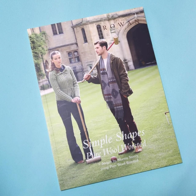 ROWAN PURE WOOL Worsted Knit Book by Martin Storey English 49 pages ...
