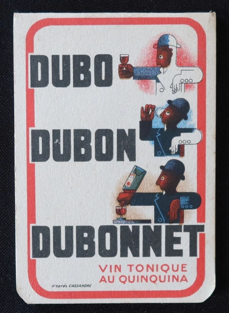 CARNET PUBLICITAIRE DUBO DUBON DUBONNET d'après CASSANDRE chat cat EUR ...
