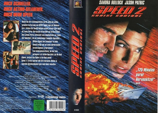 SPEED 2 - Cruise Control - Sandra Bullock, Jason Patric - (VHS Cassette ...