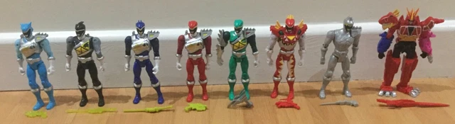 POWER RANGERS DINO Super Charge 5” Figures Bundle + Weapons Including ...