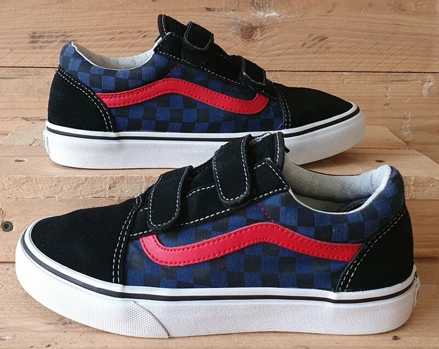 VANS ORIGINAL LOW Suede/Canvas Trainers UK4/US5/EU36.5 721454 Black/Red ...