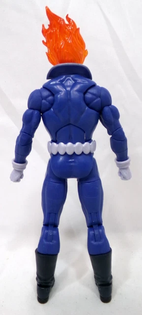 FIGURA MARVEL LEGENDS Ghost Rider Johnny Blaze Traje Azul Hasbro 6 in ...