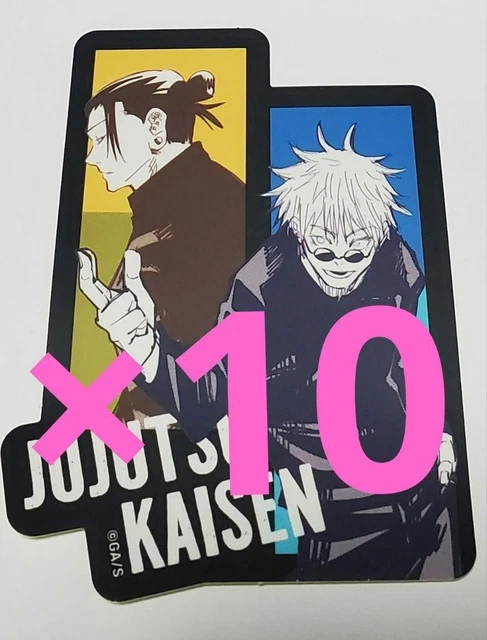 SUGURU GETO JUMP Festa Satoru Gojo Original Sticker Card Mini Bromide ...