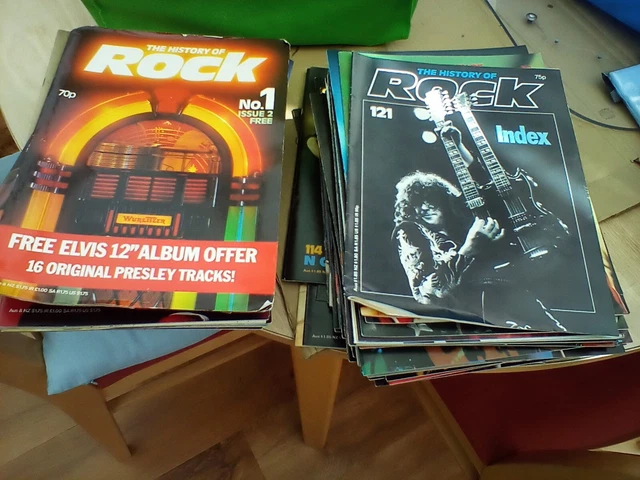THE HISTORY OF Rock Magazine Collection All 120 Issues very clean ...