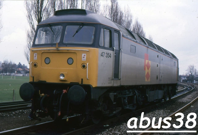 35MM ORIGINAL Railway Colour Slide of Class 47 47354 at Millbrook ...