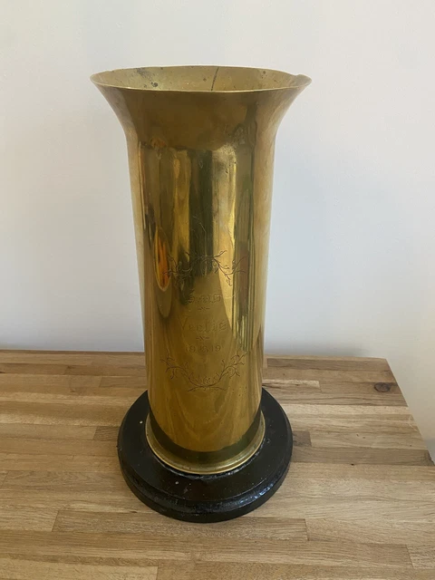 HMS VECTIS 1918-19 Trench Art artillery shell ww1 £55.00 - PicClick UK