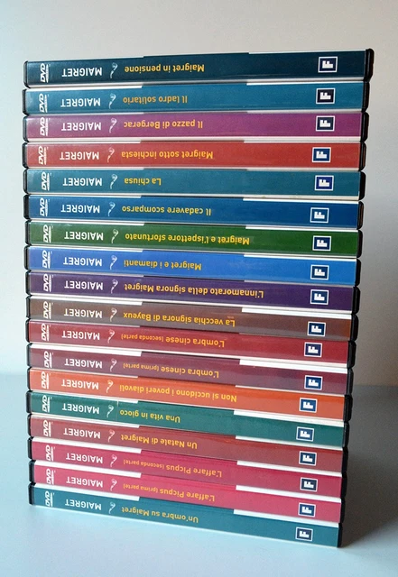 LE INCHIESTE DEL COMMISSARIO MAIGRET serie completa 18 DVD con GINO ...