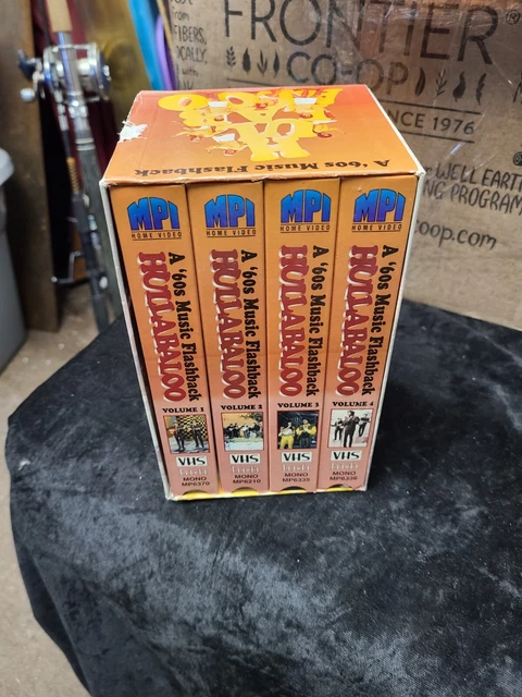 A '60S MUSIC Flashback HULLABALOO Volumes 1-4 VHS Boxed Set With Slipcase £40.43 - PicClick UK