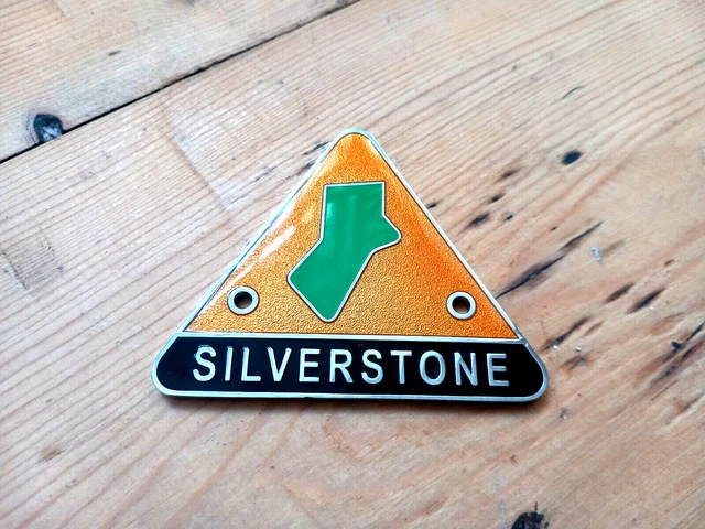CLASSIC SILVERSTONE GRILLE Badge Aston Martin DB5 Jaguar E Type Ferrari ...