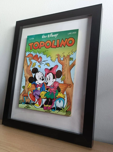 TOPOLINO N. 1976 – Idea regalo 50 anni – Cornice inclusa, decorazione ...