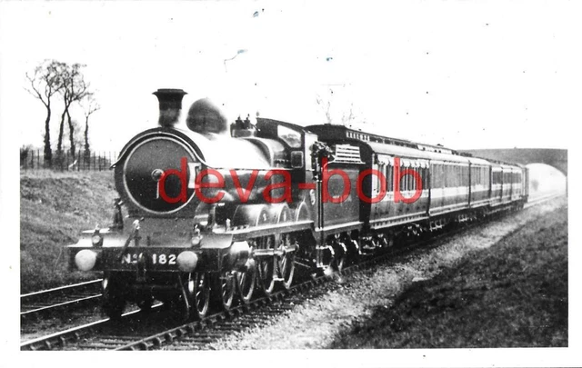 RAILWAY PHOTO GCR Class 8 182 LNER B5 Great Central Robinson 4-6-0 Loco ...