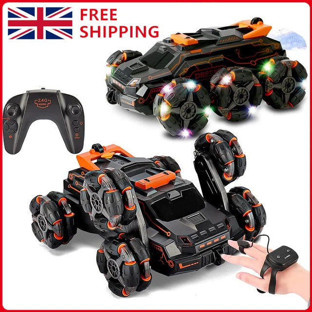 360° RC STUNT Car 4WD Remote Control Toy Hand Gesture Sensing Off-Road ...