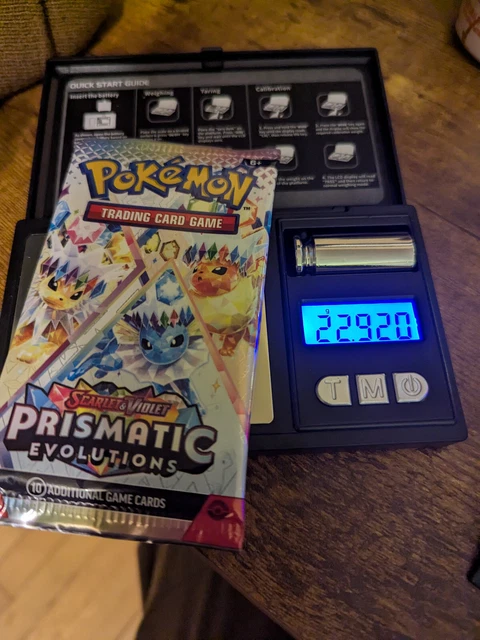 HEAVY!🔥 PRISMATIC EVOLUTIONS Booster Pack Pokemon TCG GOD PACK? £5.94 ...