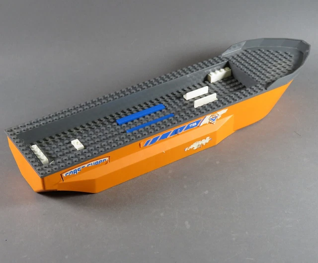 LEGO® SCHIFFSRUMPF 7739 Coast Guard 48x12 orange Boot Küstenwache ...