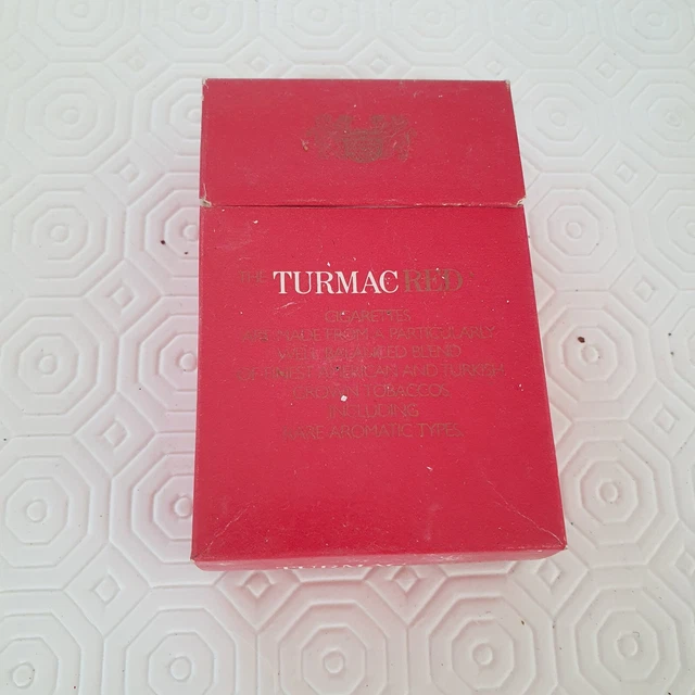 VINTAGE EMPTY OLD Cigarette Pack Empty - Turmac Red £5.98 - PicClick UK