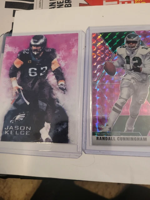 CARTE CROQUIS JASON Kelce #1 limitée 15/25 John Rudolph signée Eagles ...