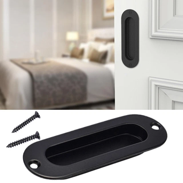STYLISH FLUSH RECESSED Door Pull Handles for Cabinet with Sliding Barn ...