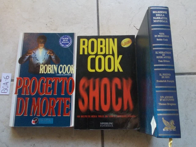 LIBRO ROBIN COOK Progetto Di Morte + Shock + Vite In Pericolo EUR 4,90 ...