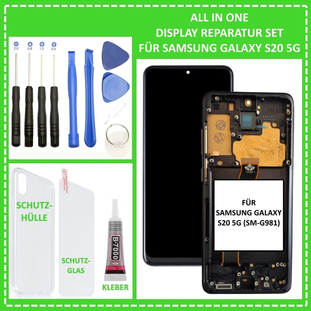 DISPLAY FÜR SAMSUNG Galaxy S20 5G SM-G981 LCD HD Bildschirm Touch ...