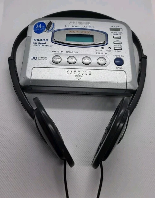 AWIA CASSETTE RADIO Player Walkman RX408 Works £25.00 - PicClick UK