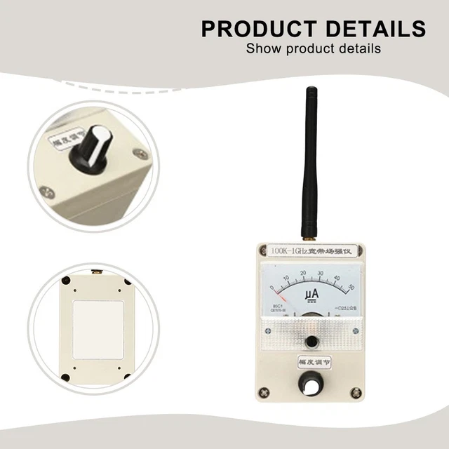 EFFICIENT FIELD STRENGTH Meter RF Signal Level Tester with User ...
