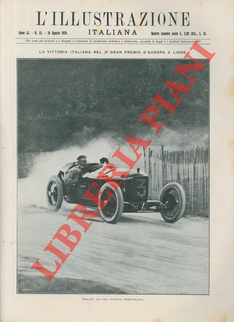 ASCARI AD UNA svolta pericolosa. La vittoria italiana nel 2° Gran ...