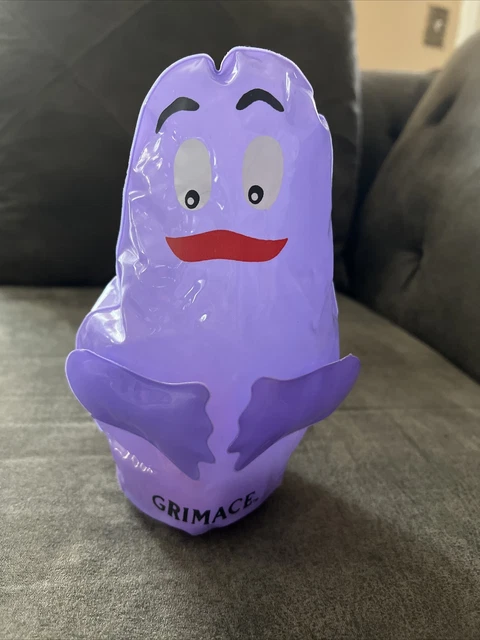 RARE 1978 VTG McDonald's Systems Blow-Up Inflatable Grimace Bop Bag Toy ...