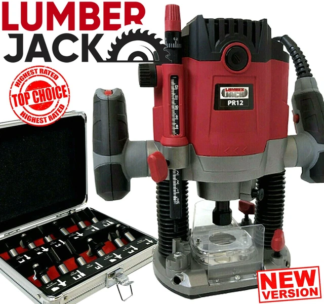 HEAVY DUTY PLUNGE Router Variable Speed 1/2" Electric 1800w with Side ...