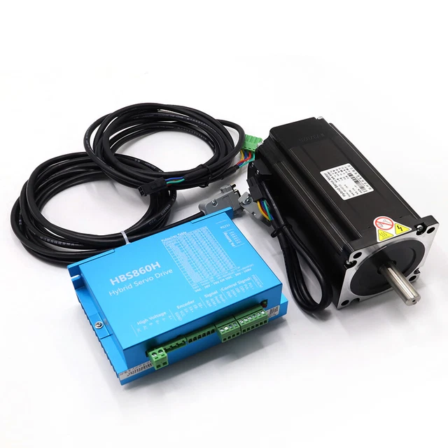 NEMA34 CLOSED LOOP Schrittmotor 12Nm DSP AC60V Stepper Motor Driver+3M ... NEMA34 CLOSED LOOP Schrittmotor 12Nm DSP AC60V Stepper Motor Driver+3M ...