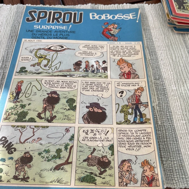TIM UND STRUPPI Spirou 959 1956 Buck Danny Harry e disco EUR 1,50 ...