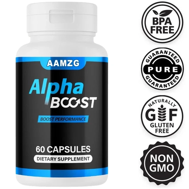ALPHA BOOST ADVANCED Supplement for Men with Natural Enhancement 300 Capsules £44.42 - PicClick UK