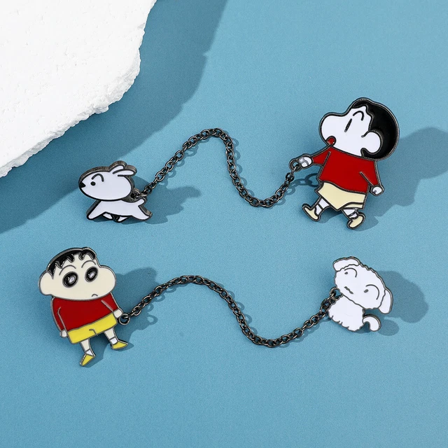 CHARMING CRAYON SHIN-CHAN Metal Bae With Chain Cartoon Character Design ...