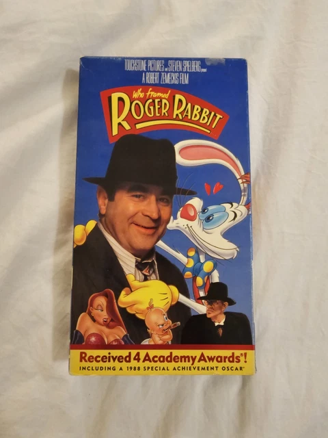 WHO FRAMED ROGER Rabbit VHS 1988 Black Diamond Touchstone Clamshell £6. ...