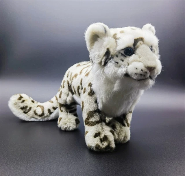SNOW LEOPARD 12 Inch Stuffed Animal Plush Toys Toddler Doll Kids Gifts ...