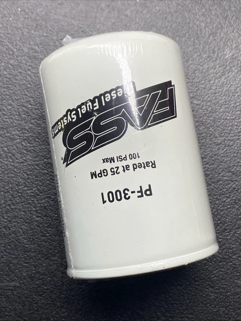 FASS DIESEL FUEL Systems Fuel Particulate Filter Pf-3001 $20.60 ...