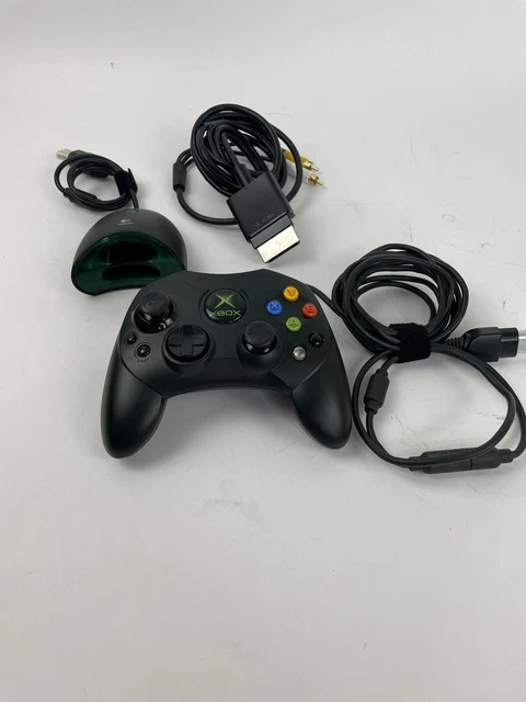 XBOX LOGITECH CORDLESS Precision Controller Wireless + Receiver + AV ...