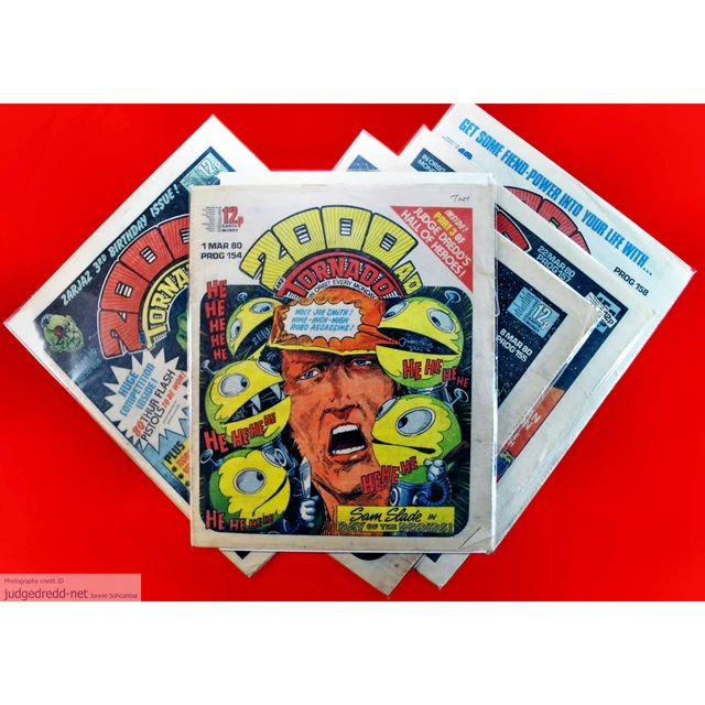 2000AD PROG 154-158 1st Judge Child 5 Comics 3rd Birthday 15 3 1980 UK ...